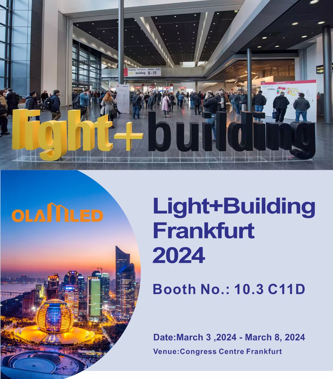 Light + Building 2024/Exhibition navigation - OLAMLED