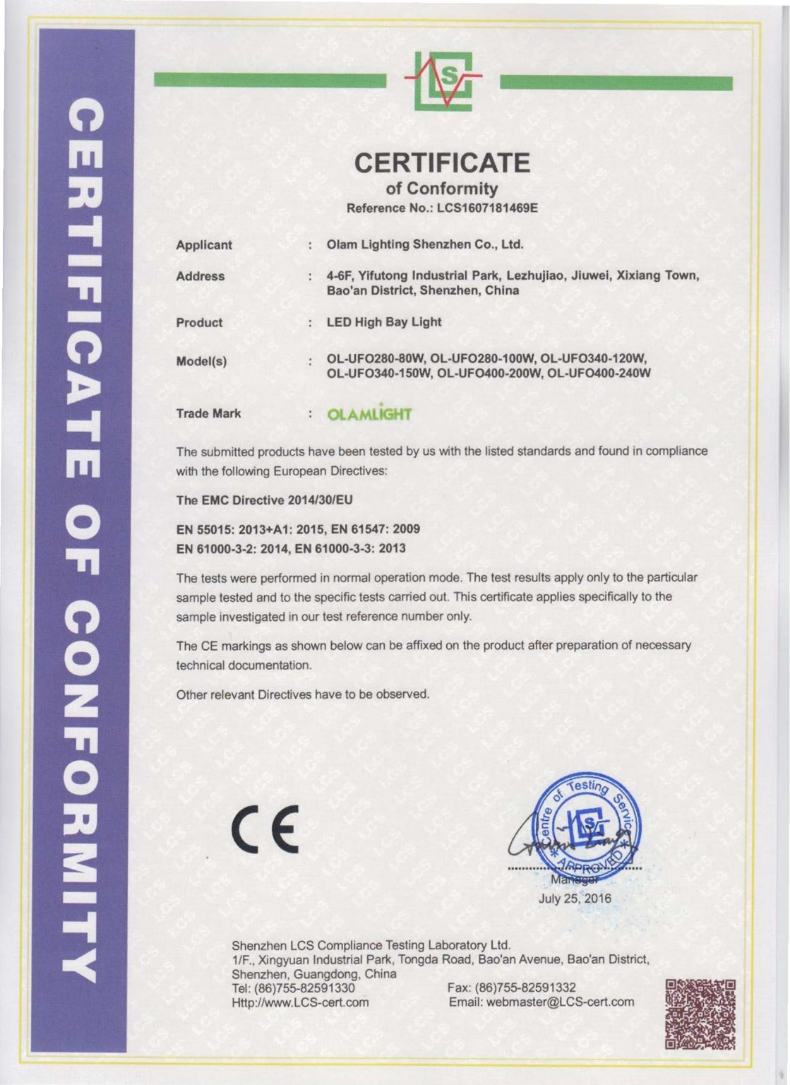 LED Track Light - OLAMLED