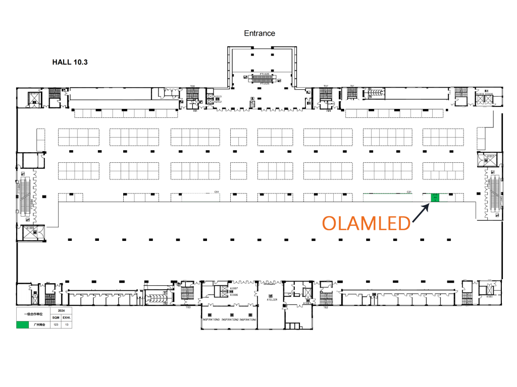 Light + Building 2024/Exhibition navigation - OLAMLED